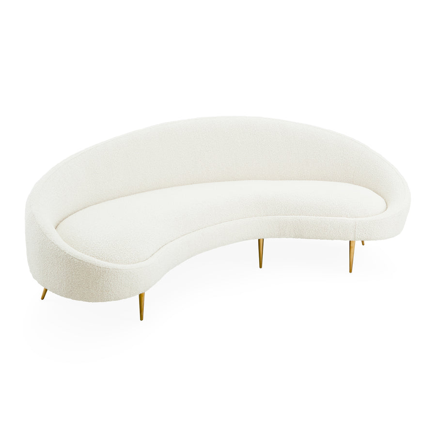 Ether 94" Curved Sofa – Italian Luxury Interiors