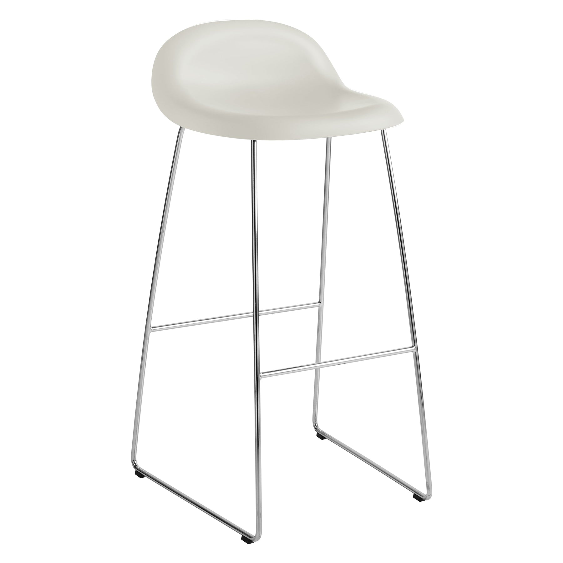 GUBI 3D Non Upholstered Bar and Counter Stool - Sledge Base – Italian ...