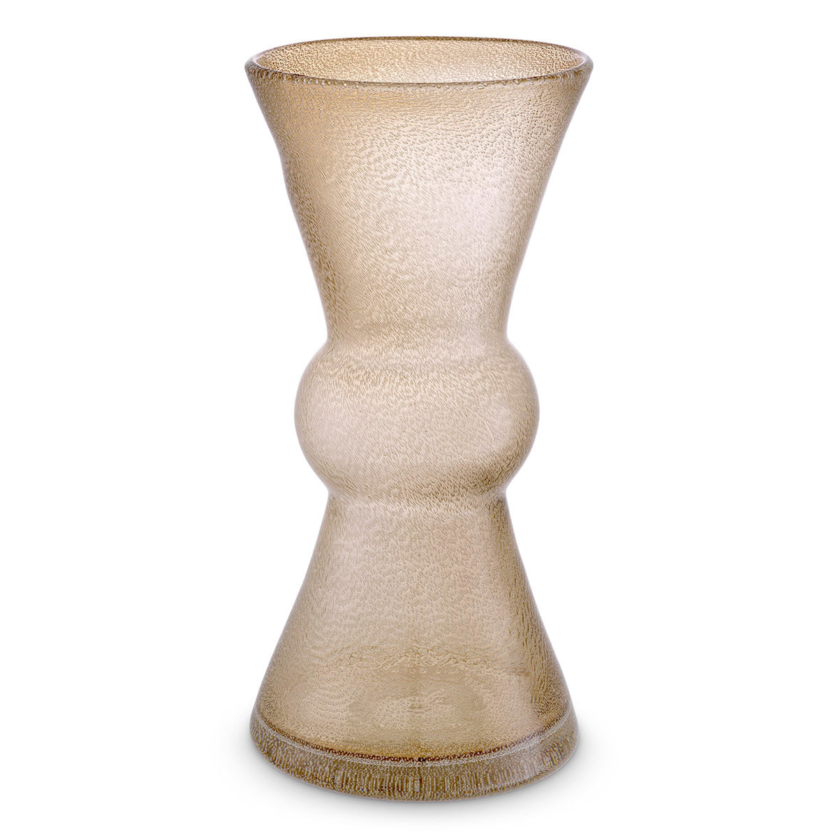 Vase Axa Hand Blown Glass Brown Colour – Italian Luxury Interiors