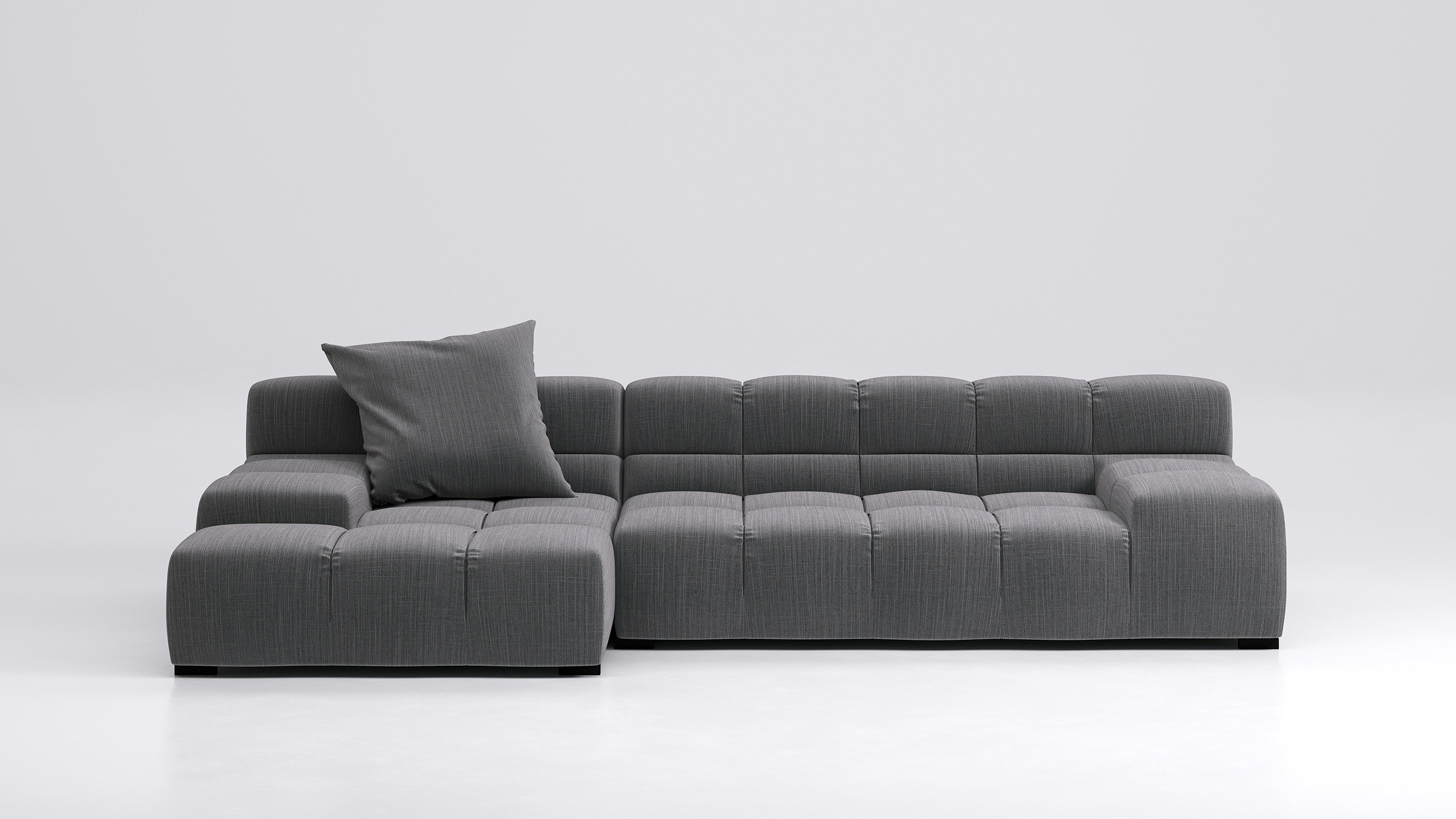Tufty-Time Sofa Sectional Astro Grey – Italian Luxury Interiors