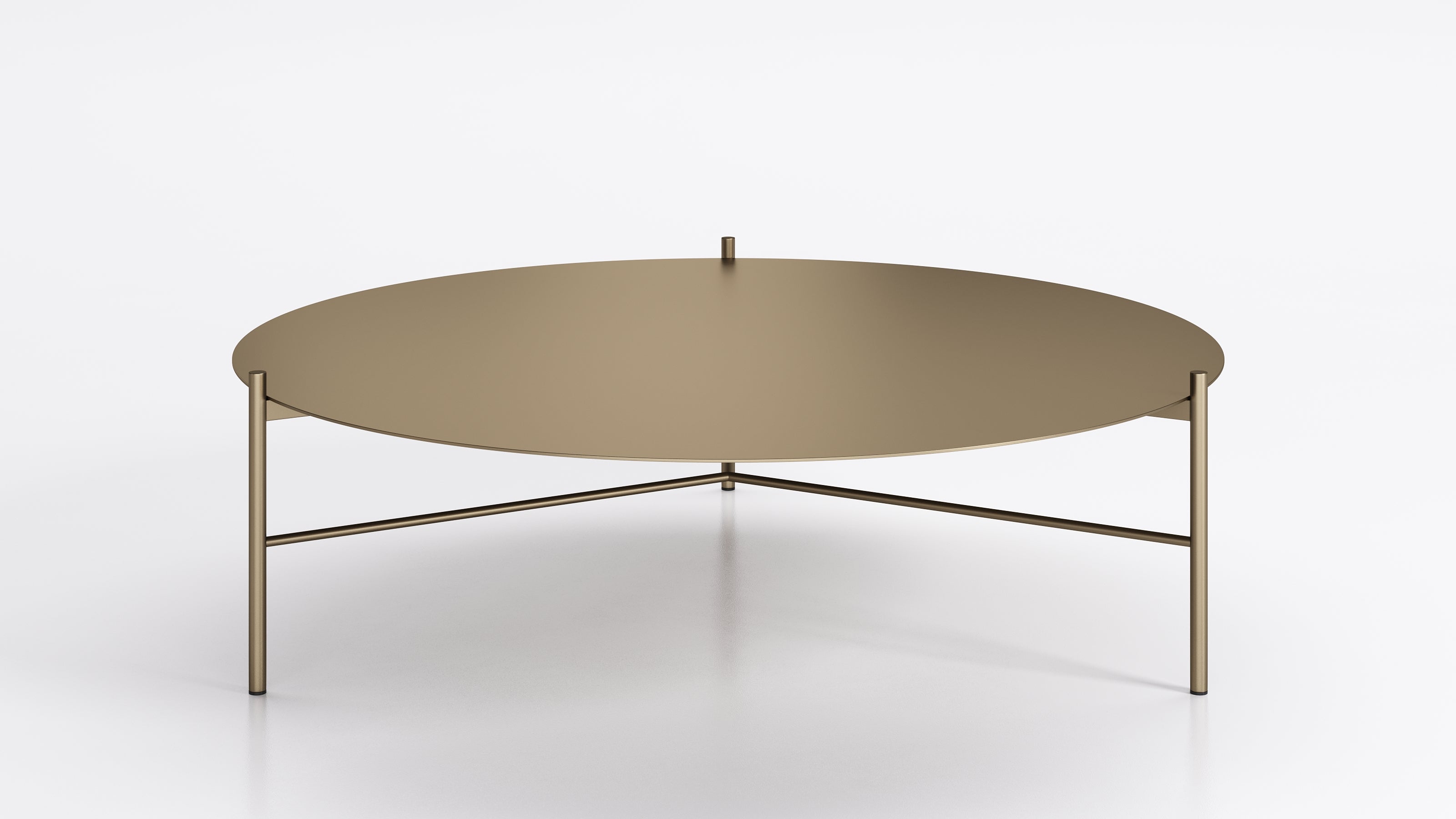 Jack Coffee Table Bronze Large Metal Top Low – Italian Luxury Interiors