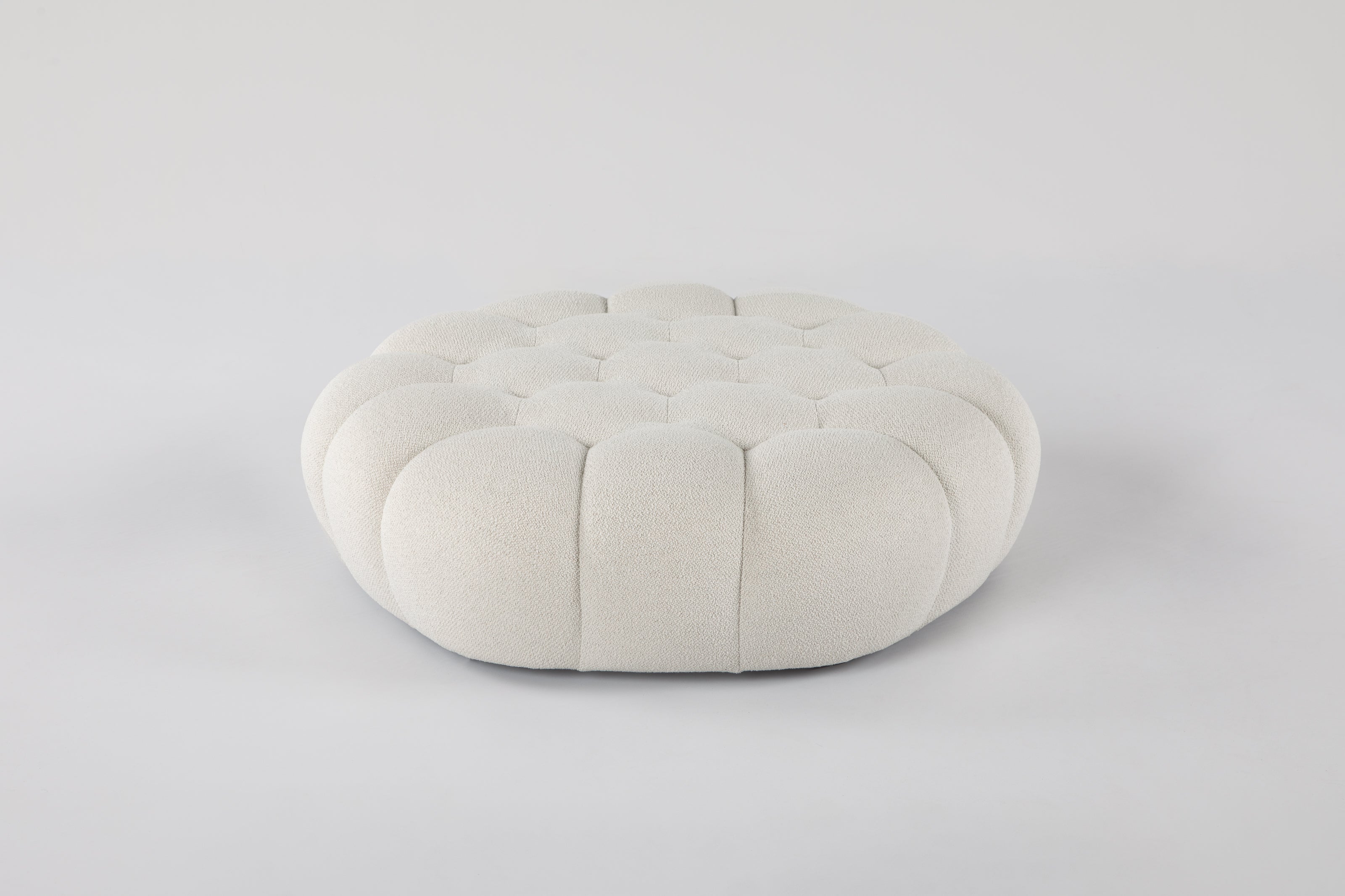 Bubble Large Ottoman Orsetto Ivory – Italian Luxury Interiors
