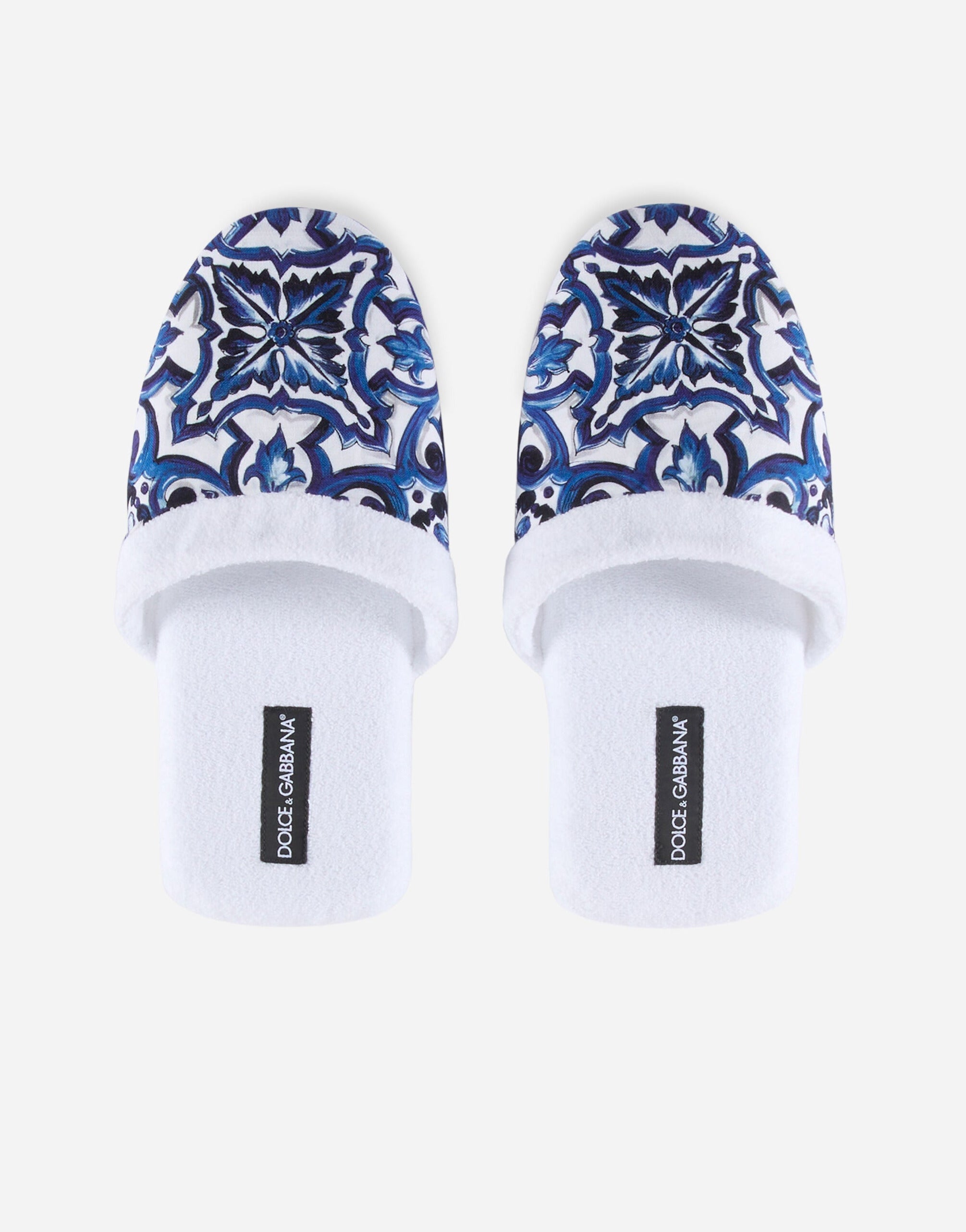 BLUE MEDITERRANEO SLIPPERS – Italian Luxury Interiors