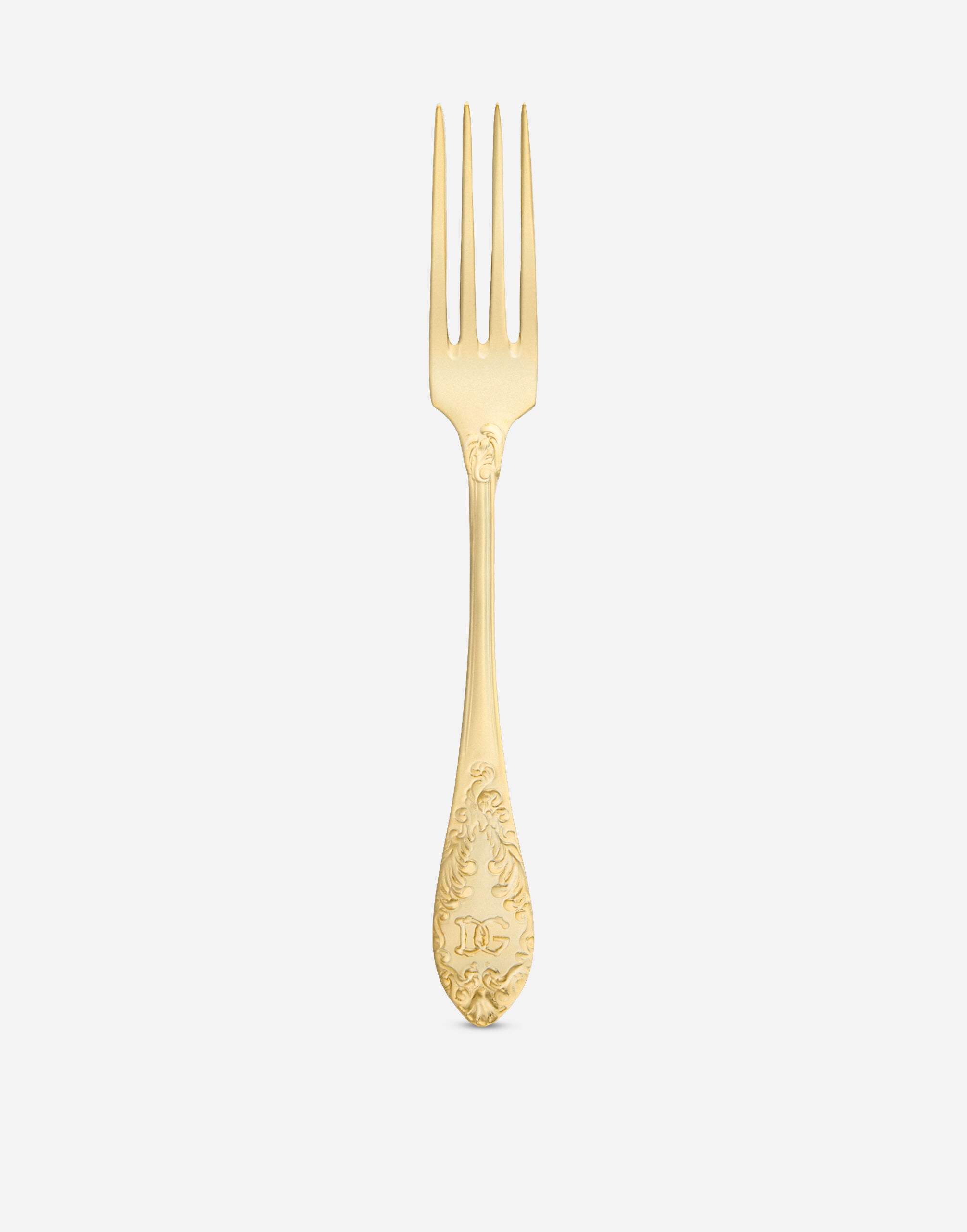 24K GOLD PLATED DINNER FORK – Italian Luxury Interiors