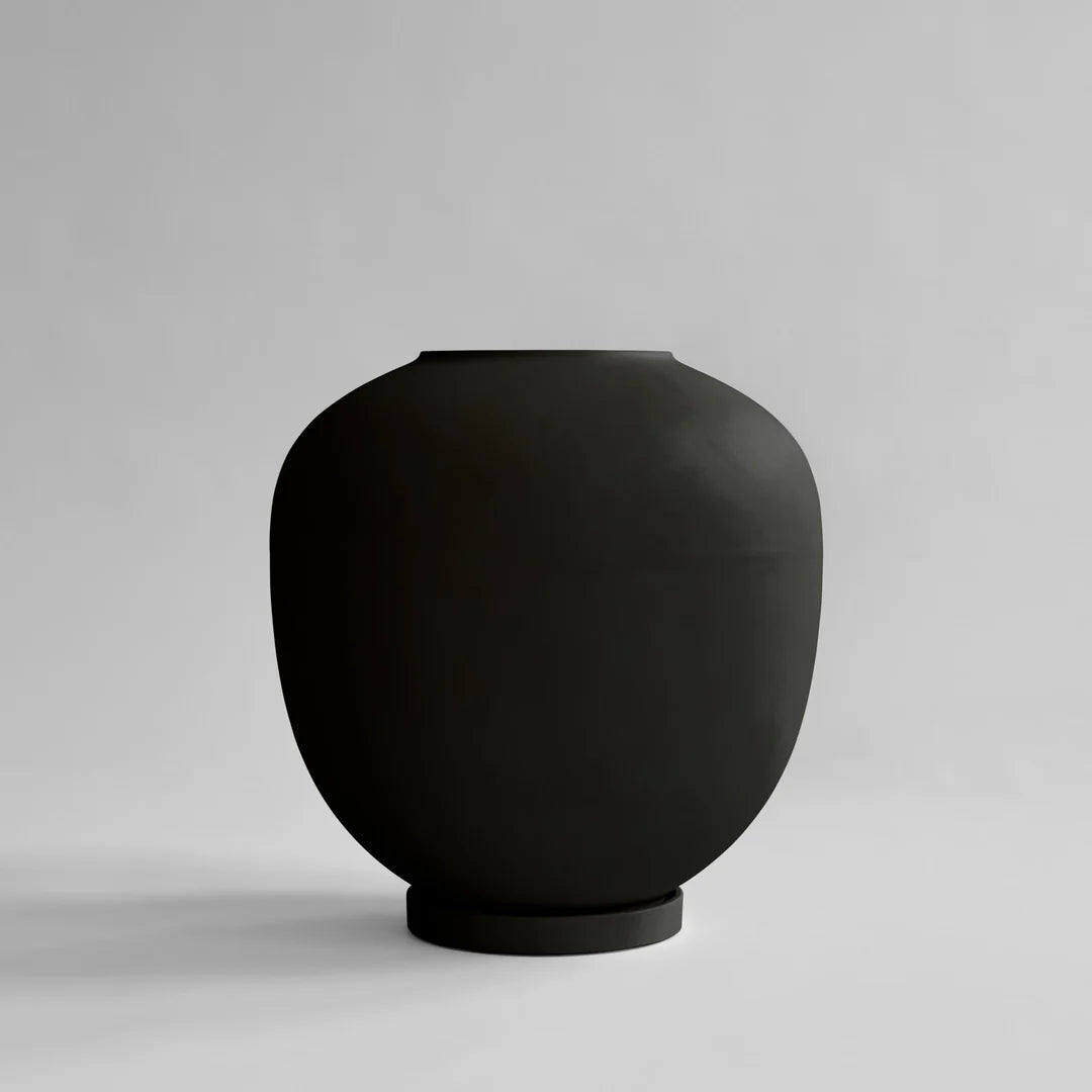 SUNAO VASE BIG - BLACK – Italian Luxury Interiors