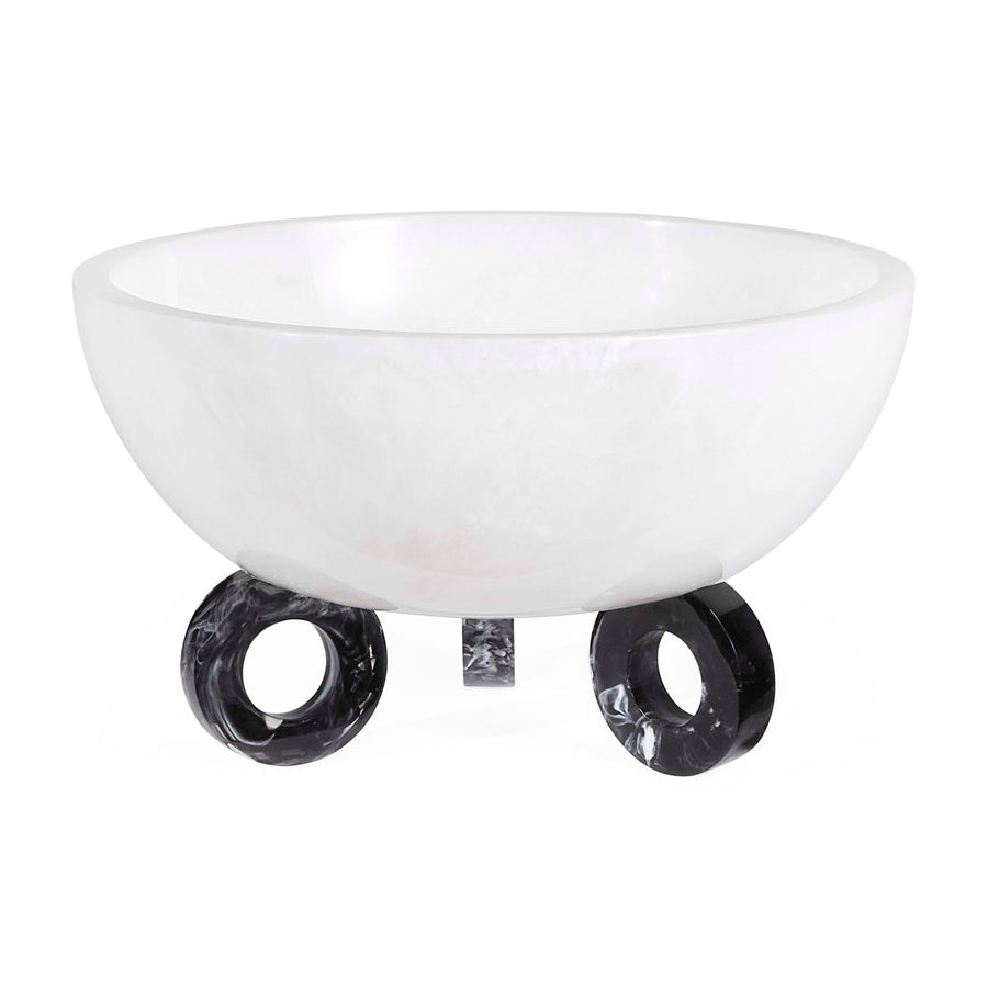 Como Black & White Disc Bowl – Italian Luxury Interiors