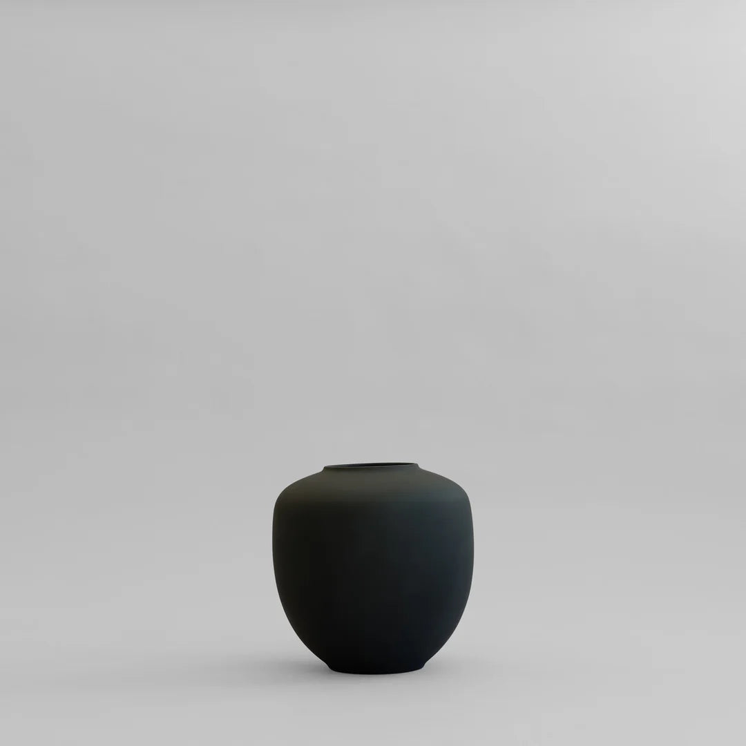 SUNAO VASE MEDIO - BLACK – Italian Luxury Interiors