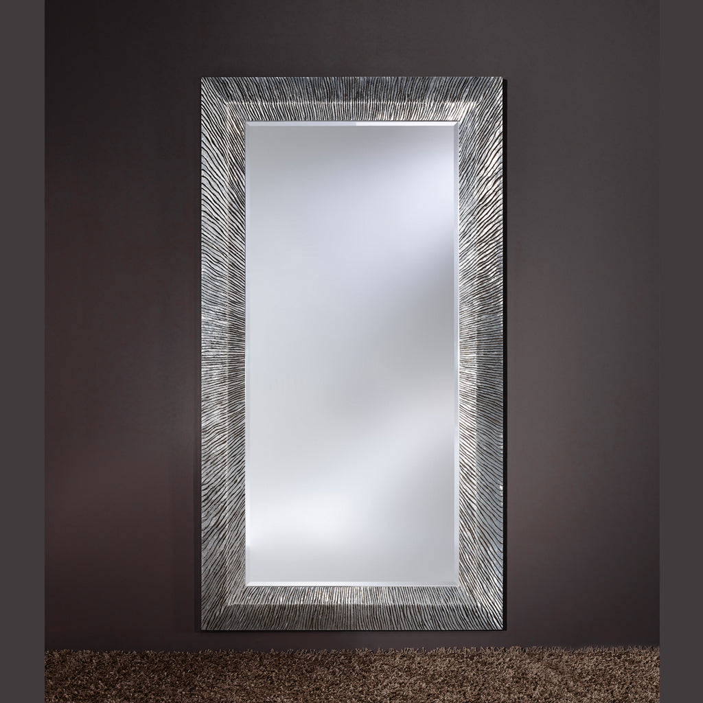 Groove Silver Mirror – Italian Luxury Interiors