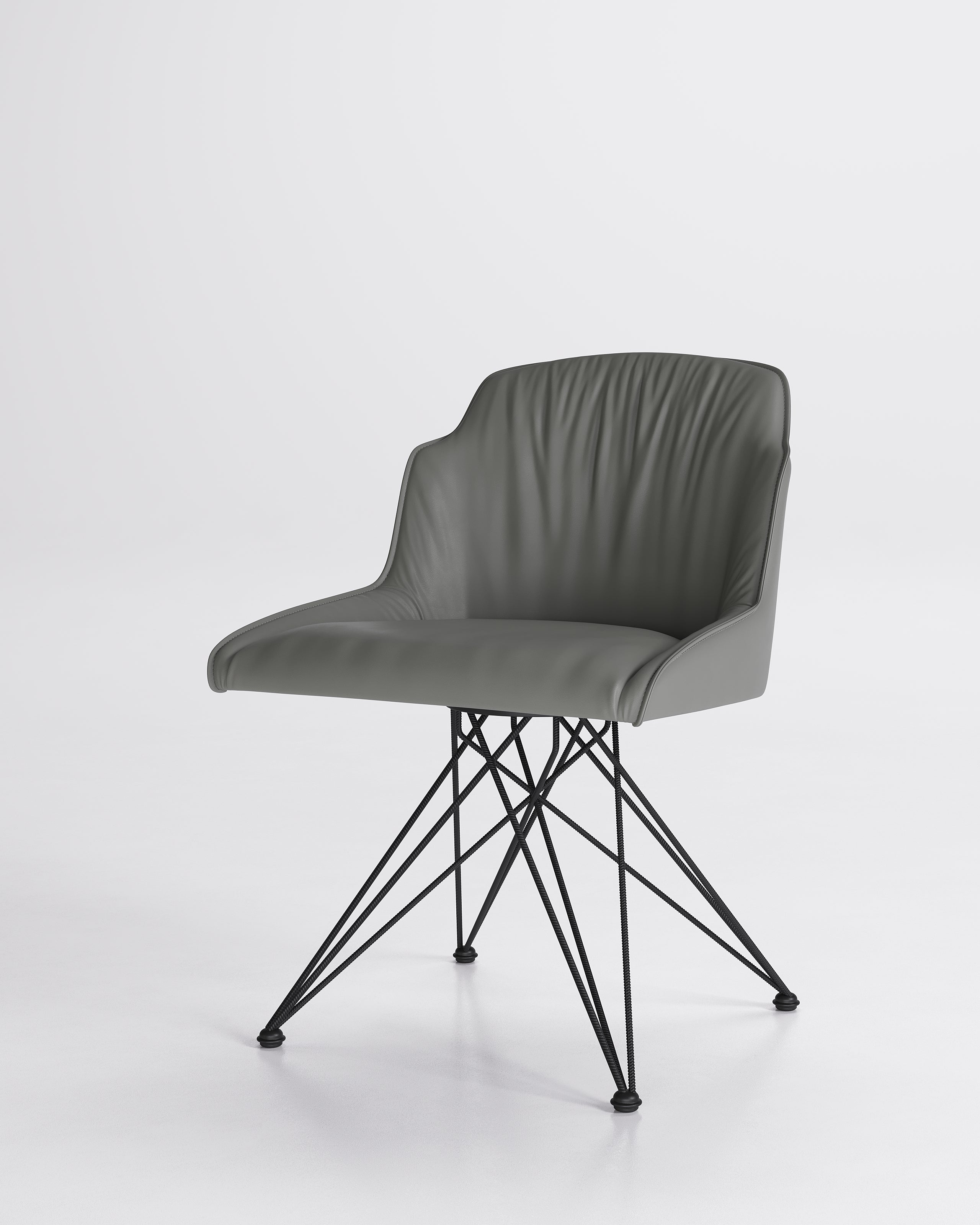 Flaminia Swivel Dining Chair – Italian Luxury Interiors