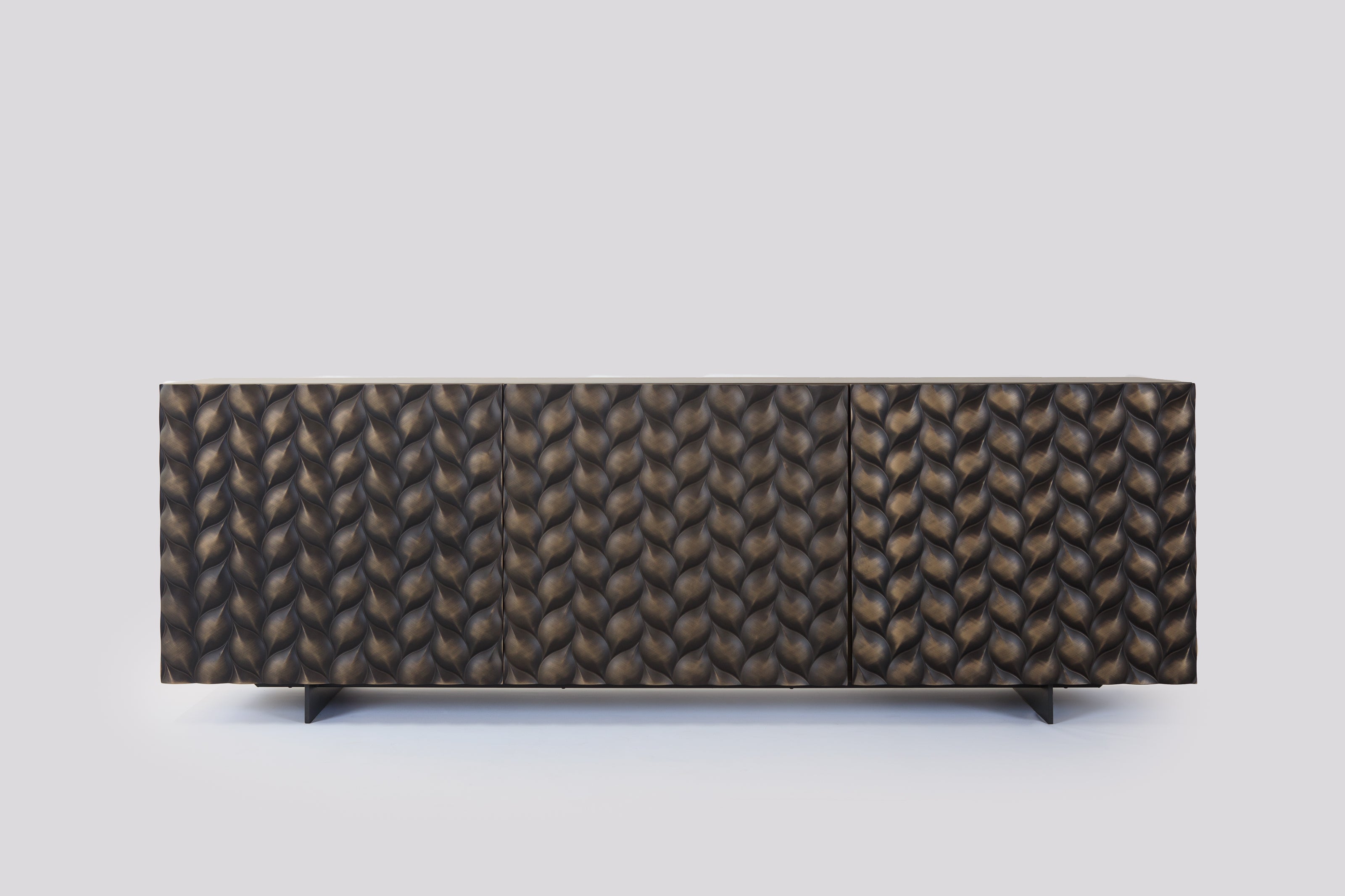Lavander Sideboard 3 Door Bronze – Italian Luxury Interiors