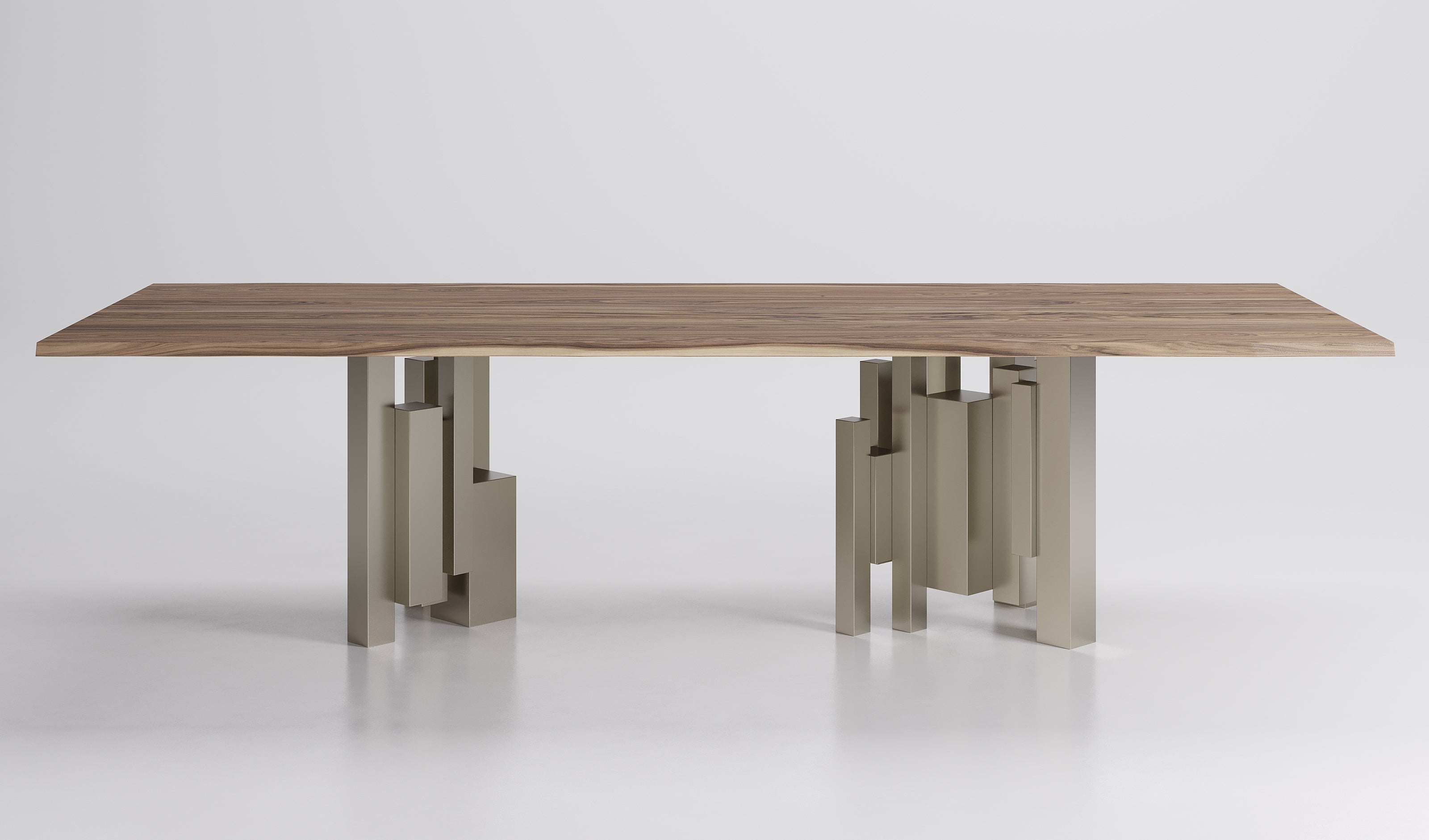 Skyline Rectangular Wood Dining Table – Italian Luxury Interiors