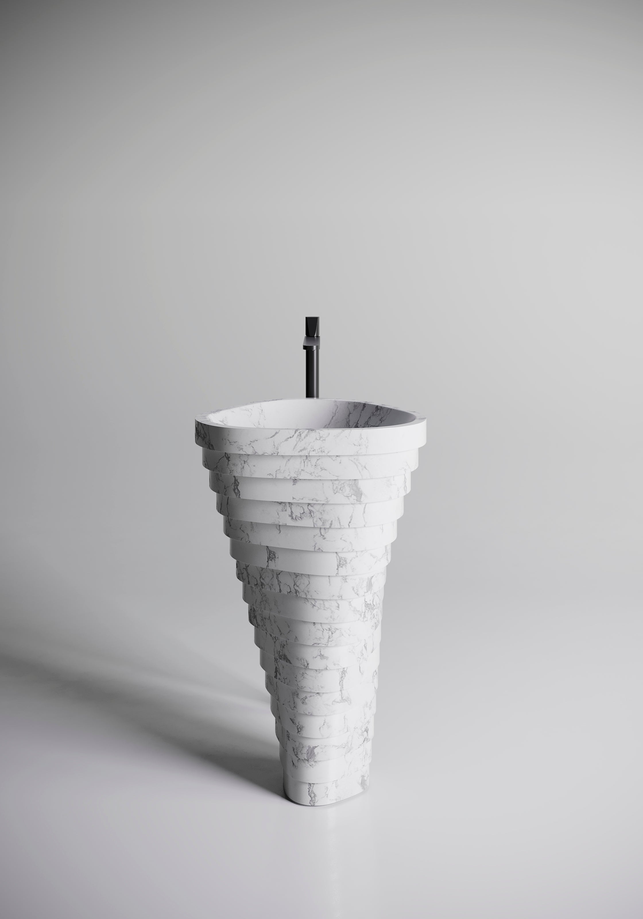Vortice Pedestal Sink – Italian Luxury Interiors